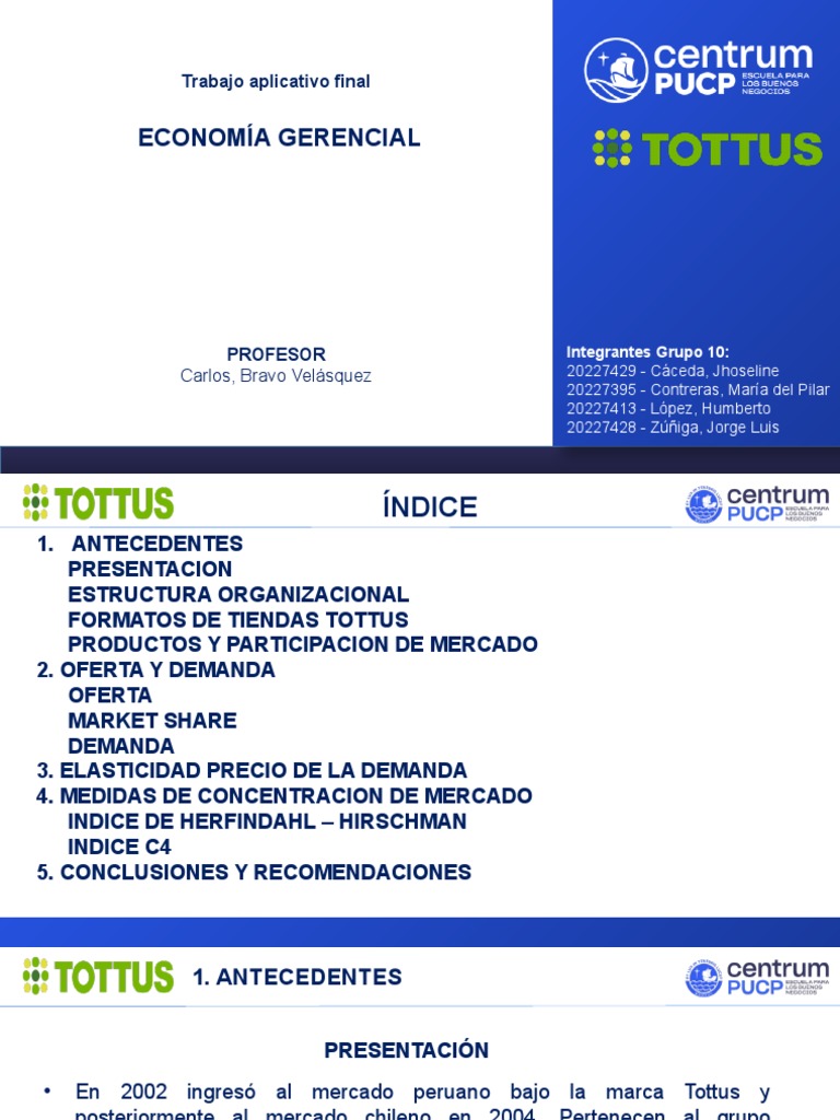 Taf Grupo 10 | PDF | Oligopolio | Negocios económicos