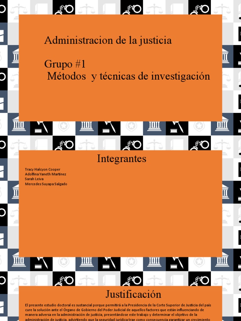 Administracion de La Justicia Grupo1 | PDF | Honduras | Justicia