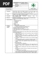 SOP Pemeriksaan TTV | PDF | Pengembangan Diri | Kesehatan Holistik