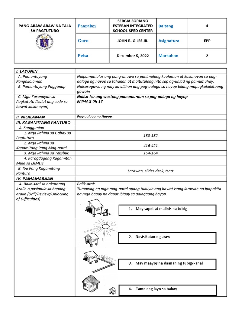 Cot - DLP - Epp 4 by Sir Arjay P. Dela Cruz #2 | PDF