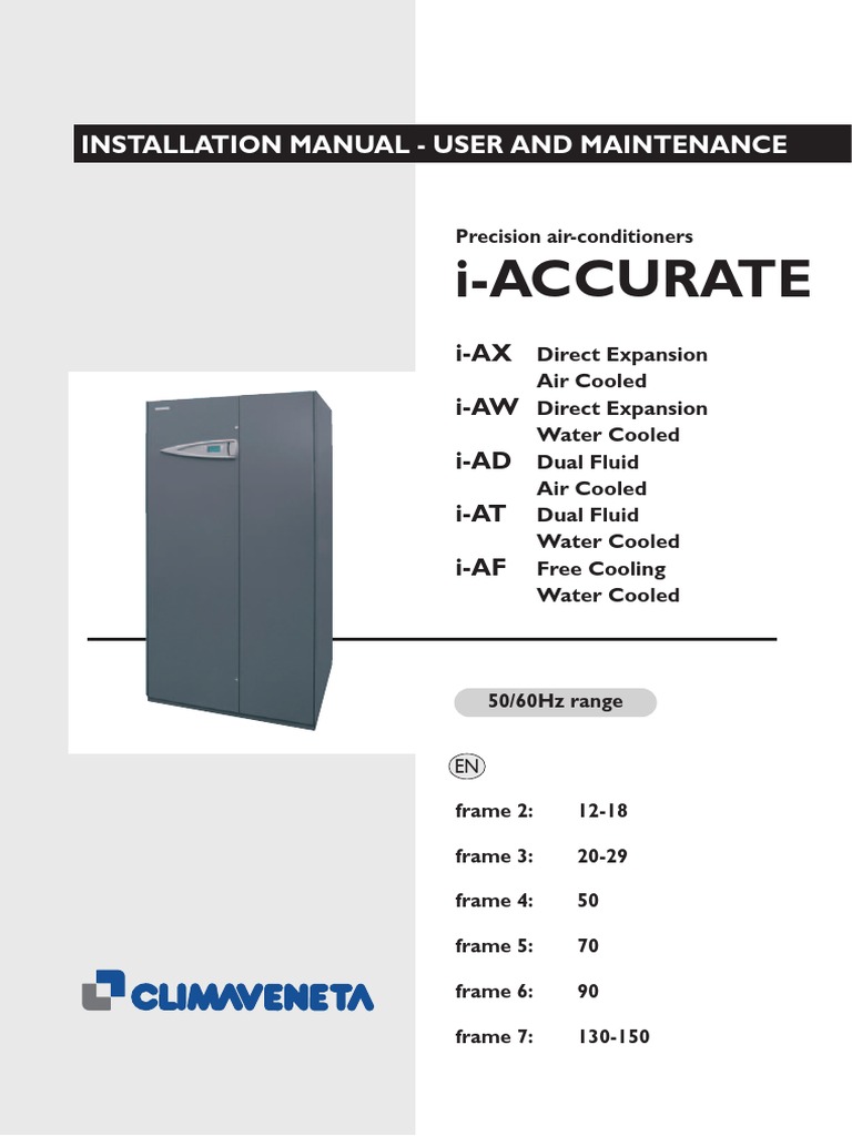 I-Accurate: Installation Manual - User and Maintenance | PDF | Heat ...