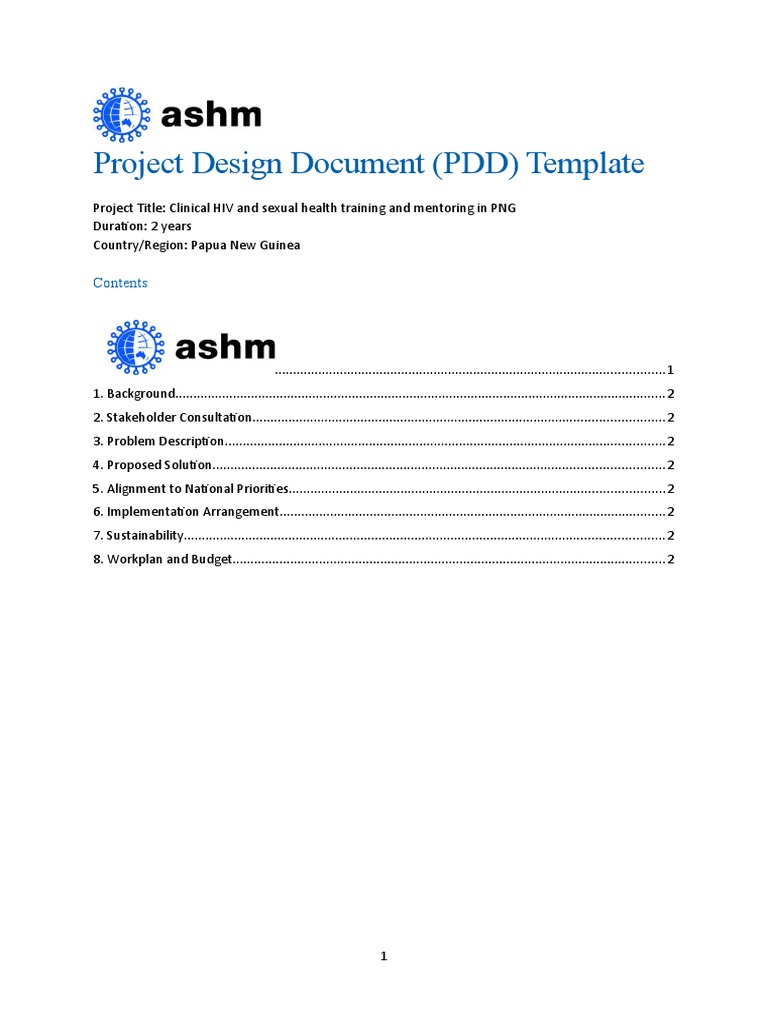 Task 1 - PDD-Template - Task Template | PDF