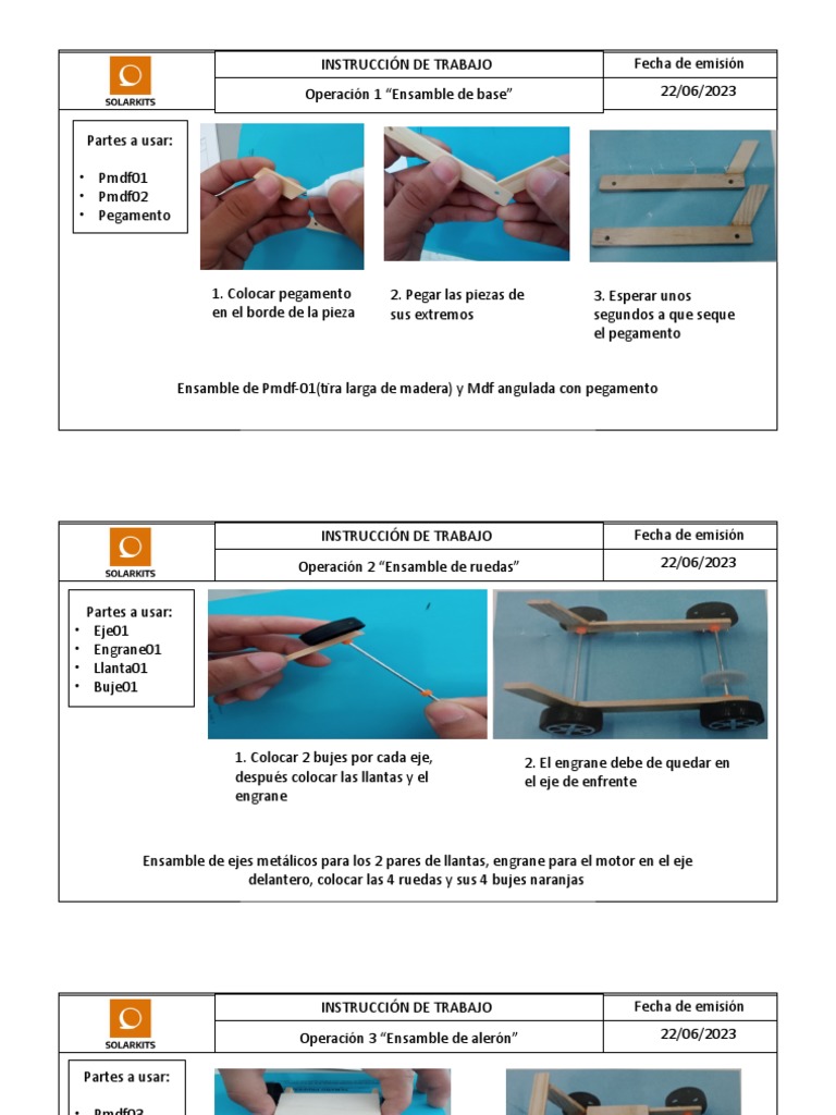 Instruccion de Trabajo | PDF | Eje | Engranaje