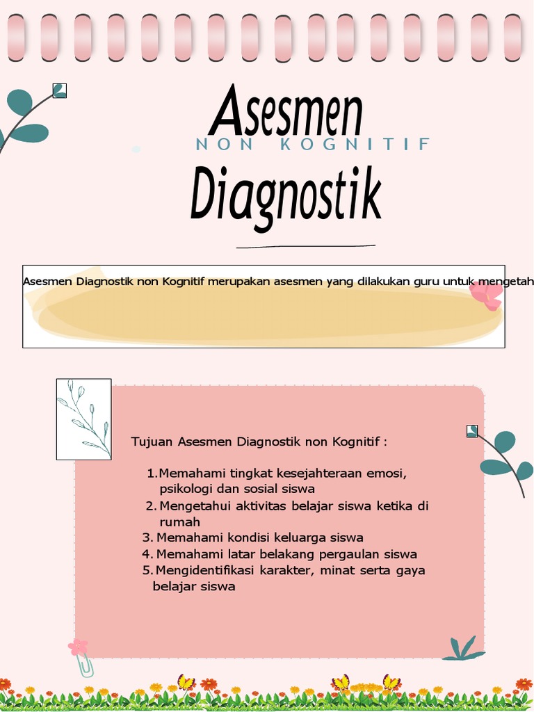 Asesmen Diagnostik Non Kognitif Model 1 | PDF