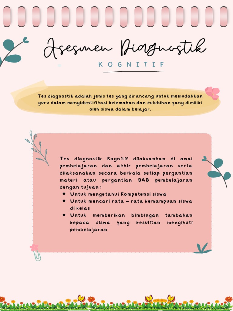 Asesmen Diagnostik Kognitif Kelas 4 Pdf