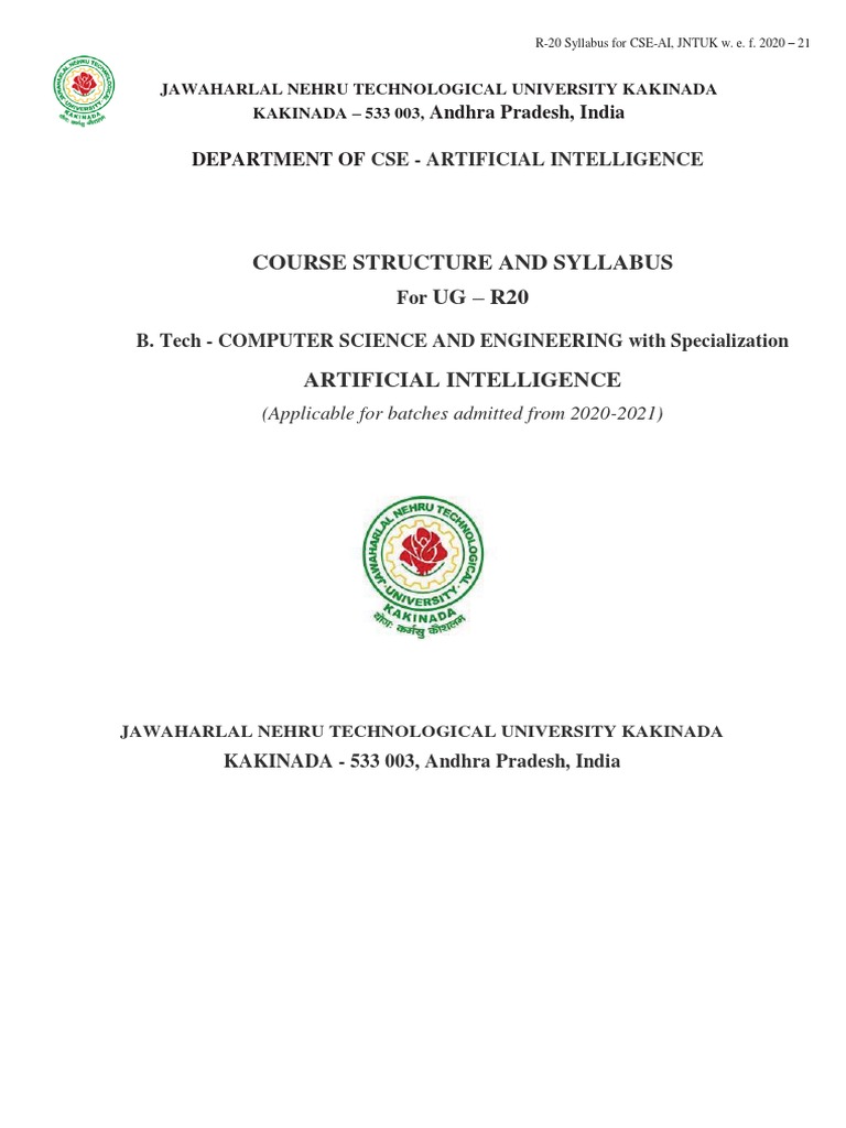 Cse Ai 2 1 Sem Cs Syllabus Ug r20 | PDF | Relational Database | Fourier Series
