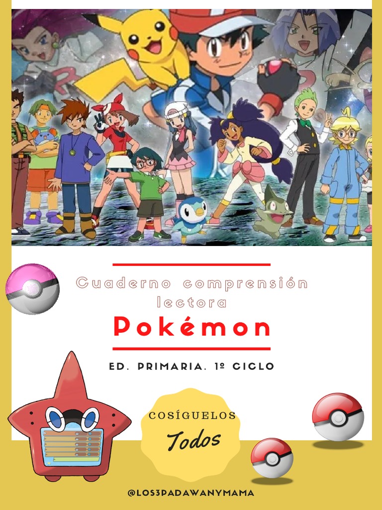Comprensión Lectora Pokemon | PDF | Pokémon | Franquicias de Nintendo