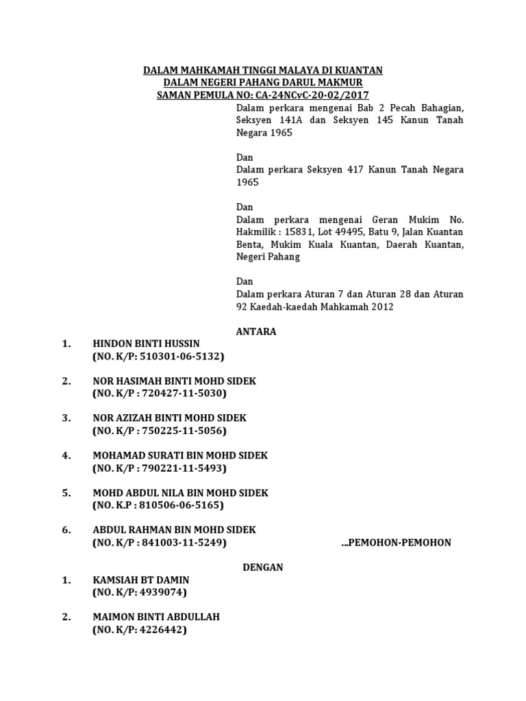 Deraf Perintah Sida Tantiana | PDF