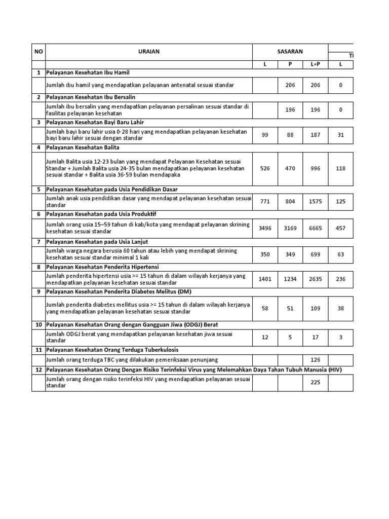 Laporan SPM Puskesmas TMM 2022 | PDF