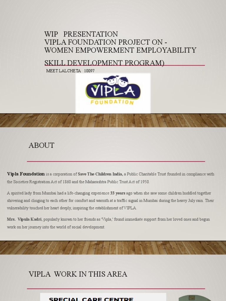 Wip Presentation | PDF | Non Governmental Organization