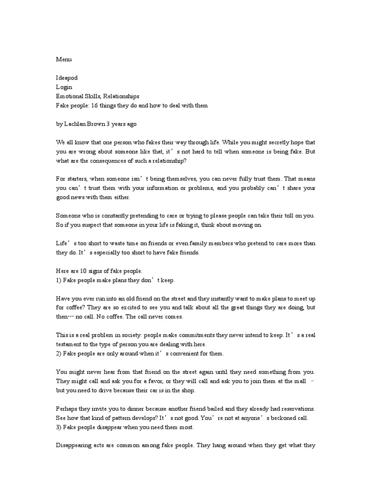 Fake 4 | PDF | Anger | Feeling