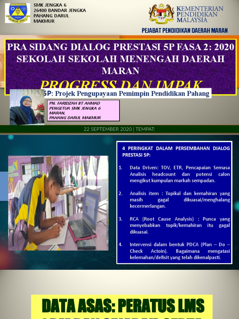 Slide Dialog Prestasi Fasa 2 - Progress & Impak 2020 | PDF