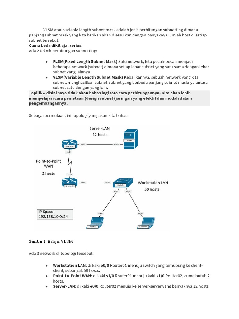 Vlsm Dan Flsm Ipv4 Pdf