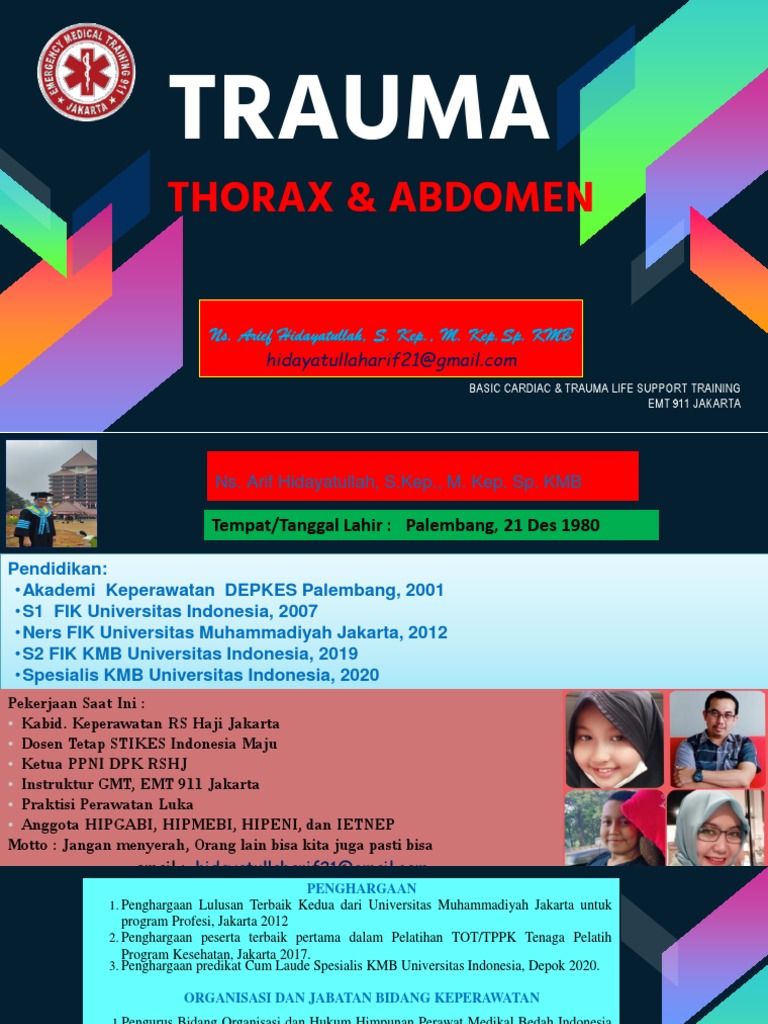 Trauma Thorax Dan Abd. | PDF