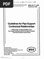 MSS 69 Pipe Hangers and Supports | PDF