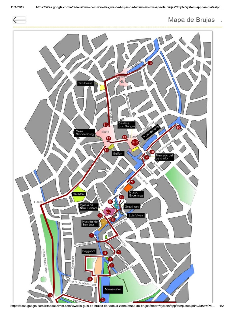 Map A Brujas | PDF
