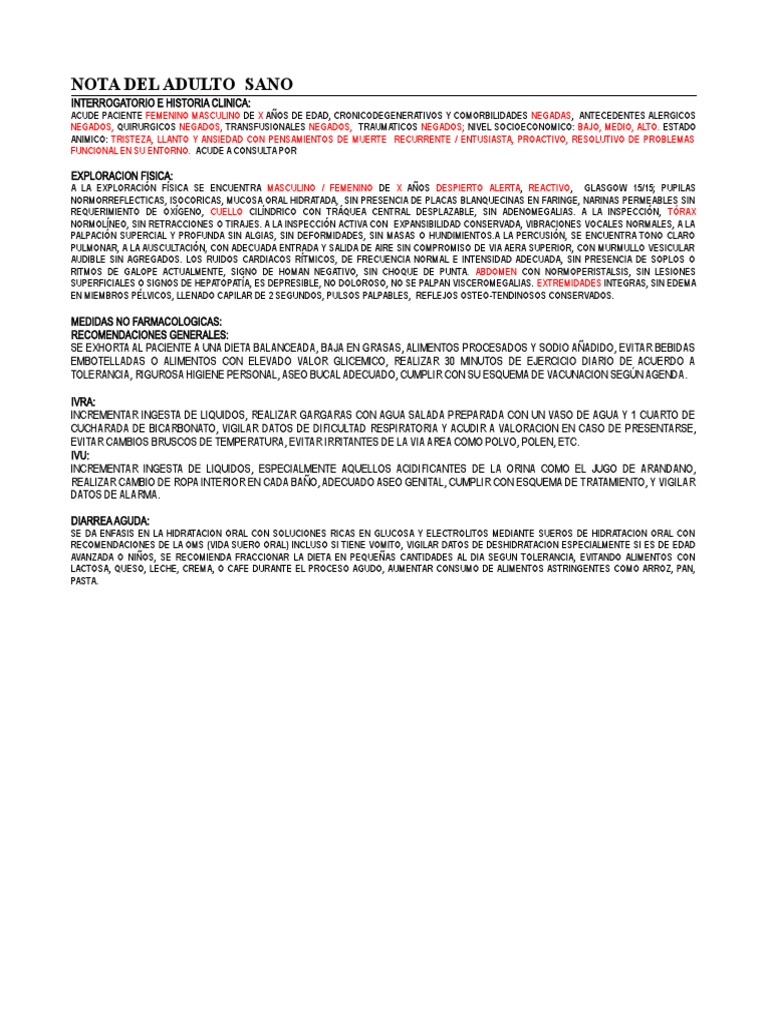 Exploracion Fisica Normal Adulto | PDF | Diabetes | Medicina CLINICA