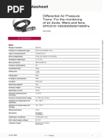 SPD910 - Technical Datasheet | PDF | Switch | Pressure Measurement
