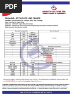 Astm B62 C83600 | PDF | Metals | Copper