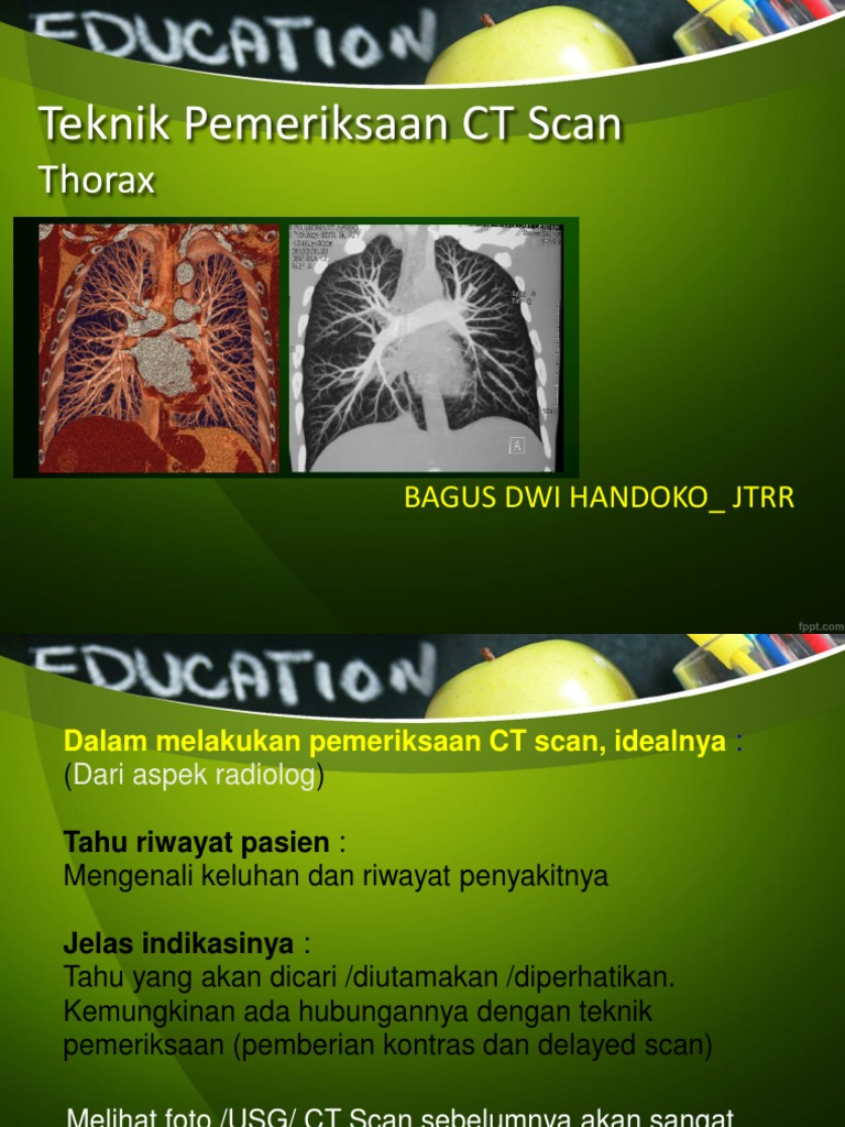 Panduan CT Scan Thorax | PDF