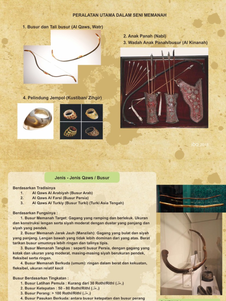 Part 2 Pengenalan Sejarah Dan Tehnik Dasar Panahan Dalam Peradaban Islam | PDF