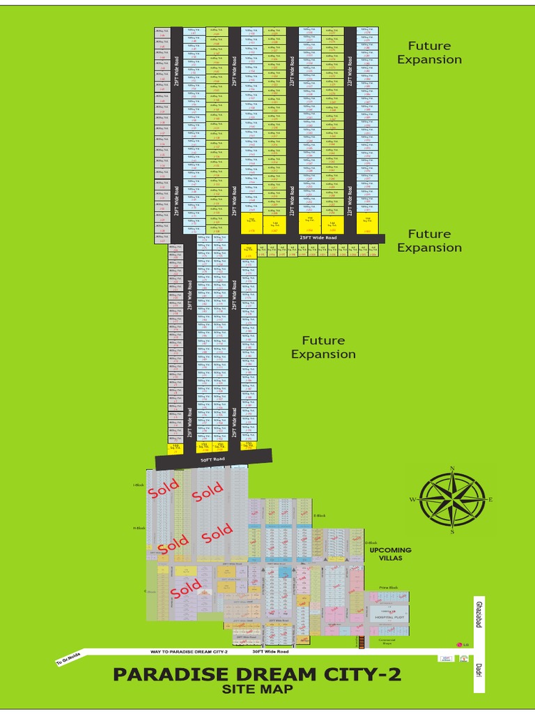 Surajpur Location and Plot Sizes | PDF