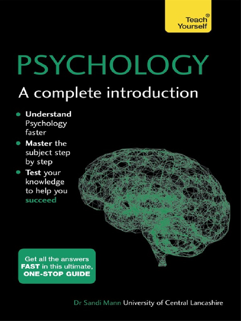 Psychology A Complete Introduction Retailnbsped 9781473609310 | PDF ...
