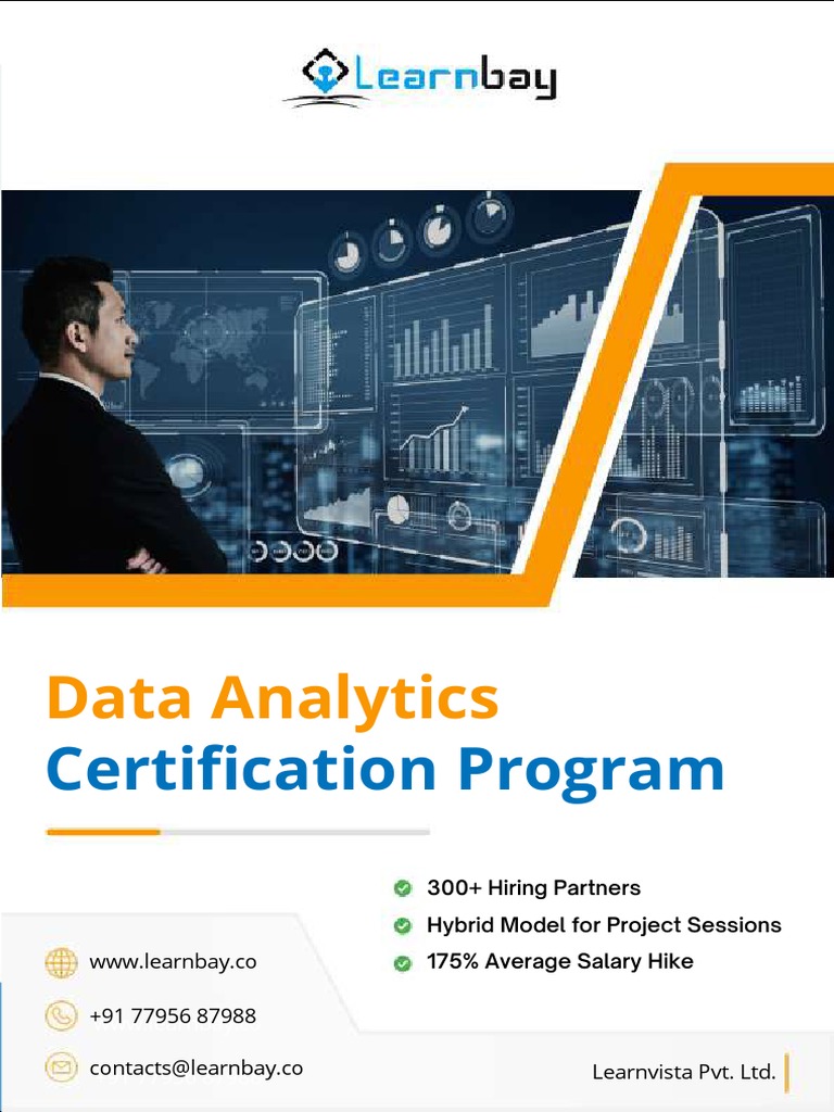 Data Analytics Certification Program Learnbay | PDF | Mongo Db | Statistics Data Analytics Certification Program Learnbay | PDF | Mongo Db | Statistics