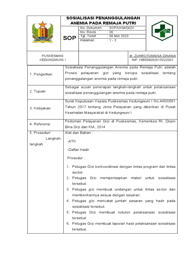 Sop Sosialisasi | PDF | Pengembangan Diri | Kesehatan Holistik