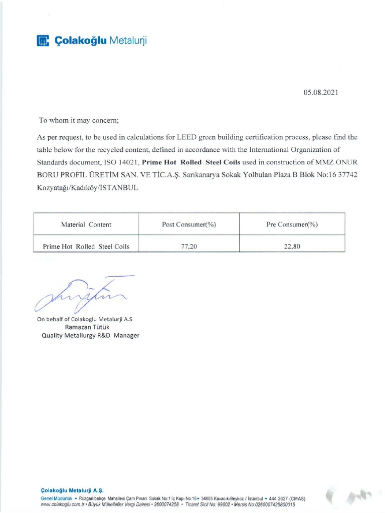LEED Letter New 2021 MMZ | PDF