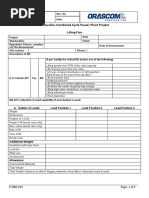 Lifting Plan Form | PDF