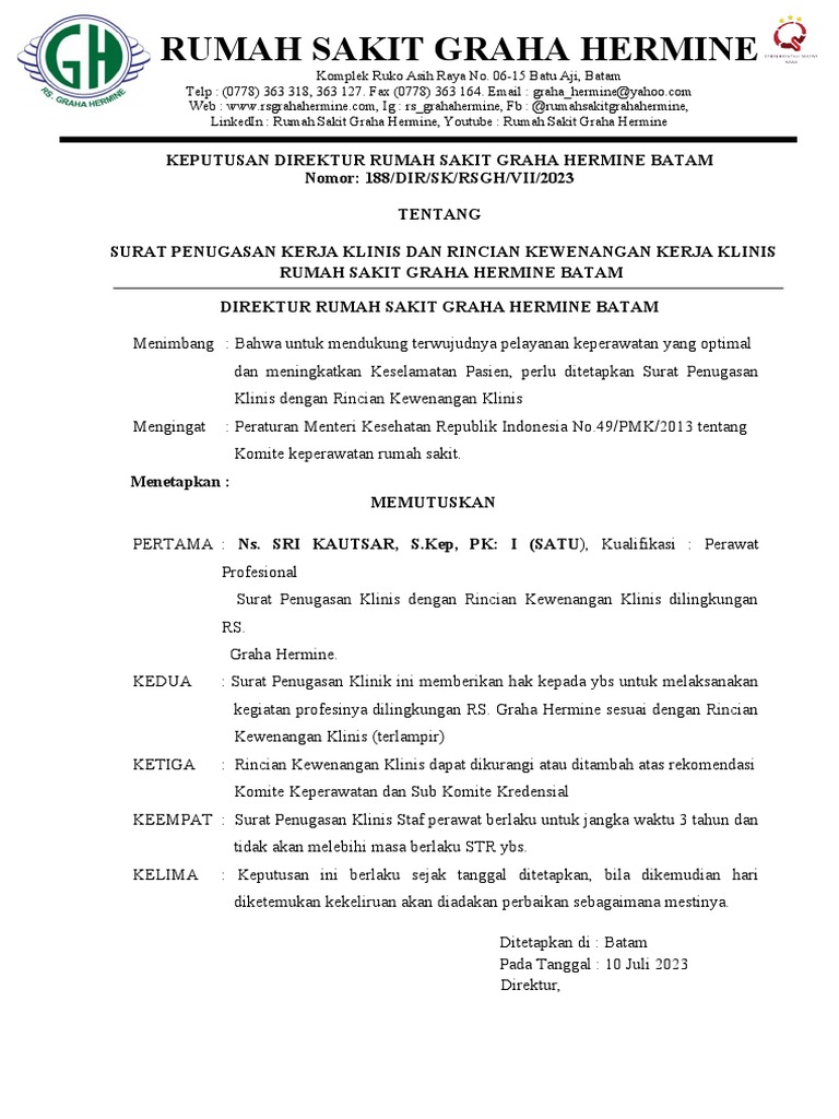 SPK Dan RKK Ranap Anak | PDF