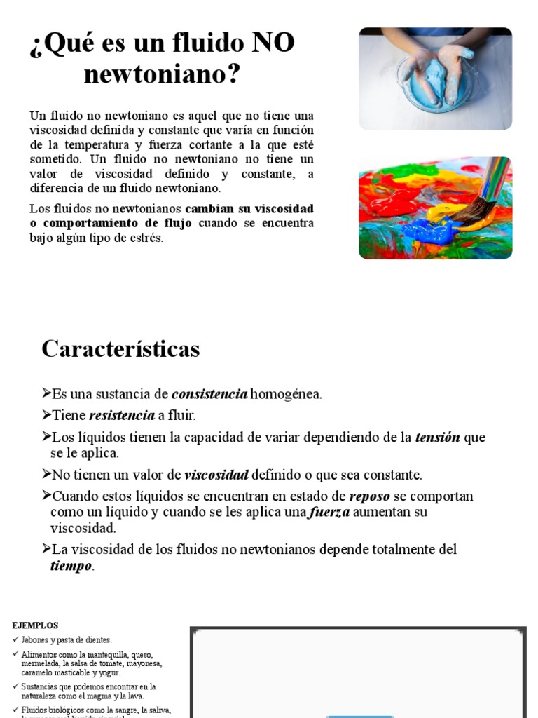 Qué Es Un Fluido NO Newtoniano | PDF