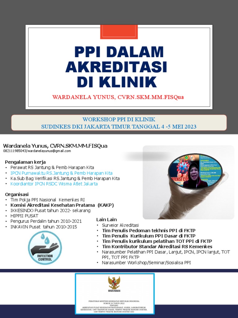 Implementasi Ppi Dalam Akreditasi Di Klinik | PDF