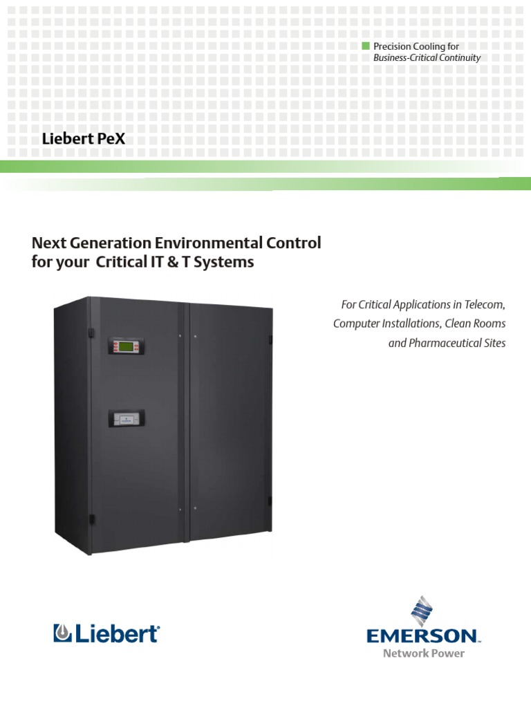 Liebert PEX Brochure | Download Free PDF | Belt (Mechanical) | Computing