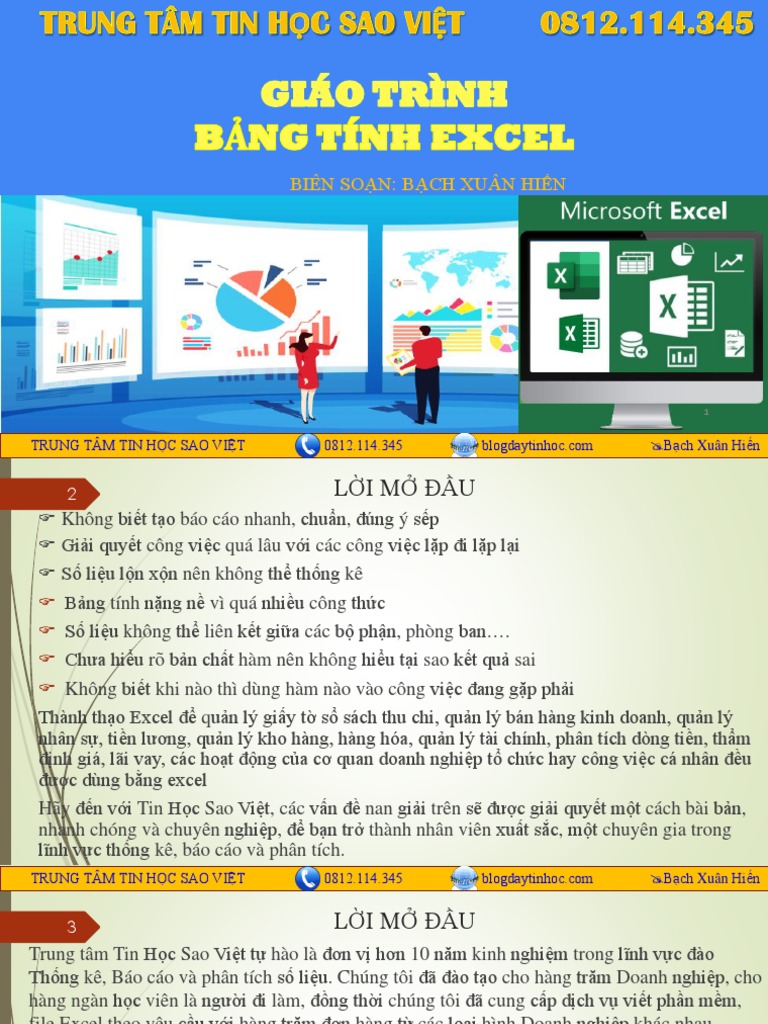 Giao Trinh Excel Co Ban 2 | PDF