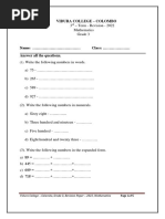 Grade 2 English Paper | PDF | Language Arts & Discipline