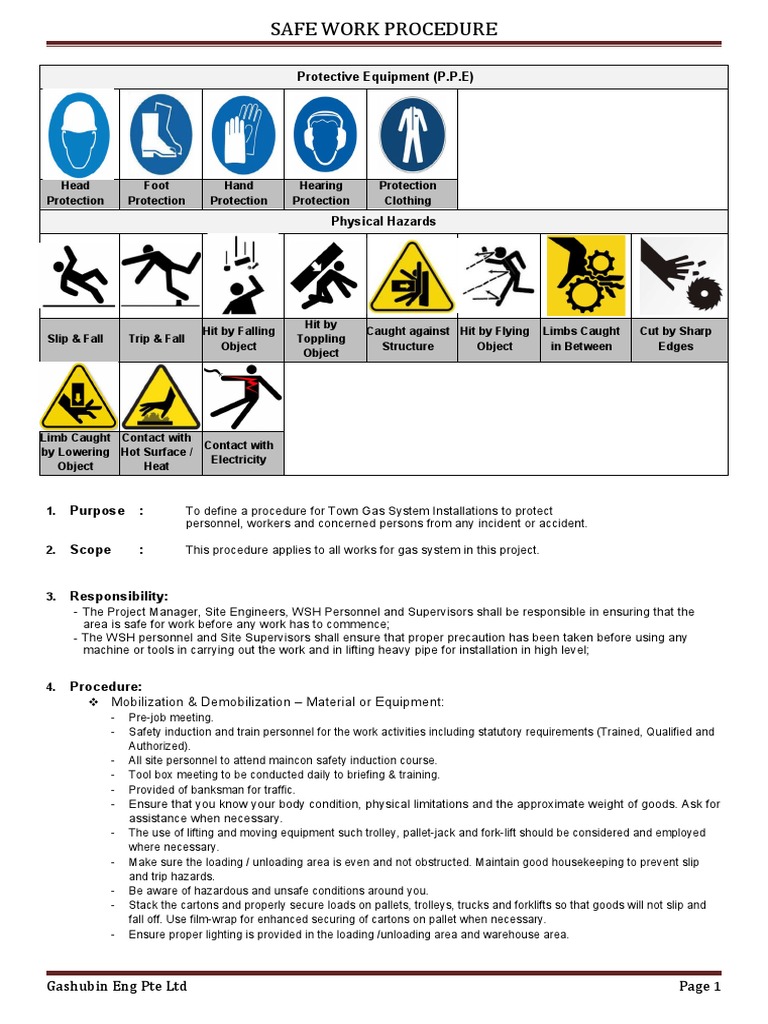Protective Equipment (P.P.E) : Gashubin Eng Pte LTD | Download Free PDF ...