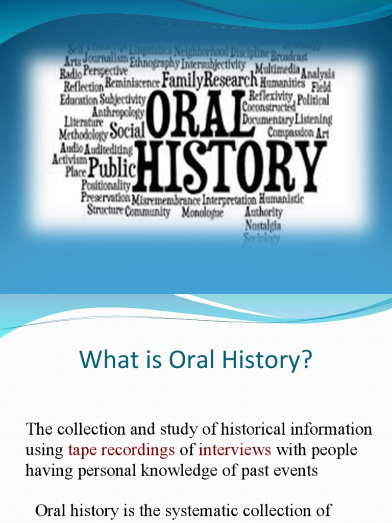 Oral History Final | PDF | Social Science