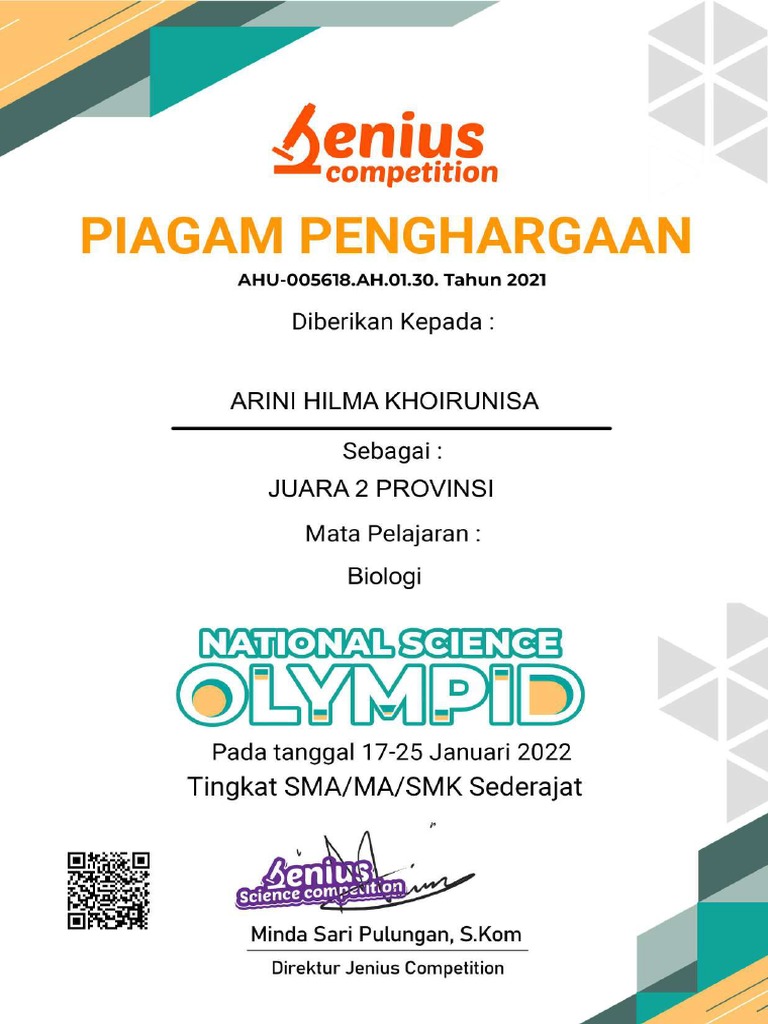 Biologi Jenius Competition | PDF