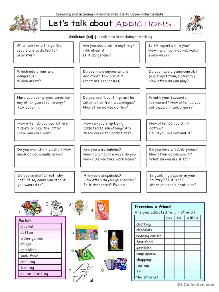 Let's Talk About Addictions | PDF