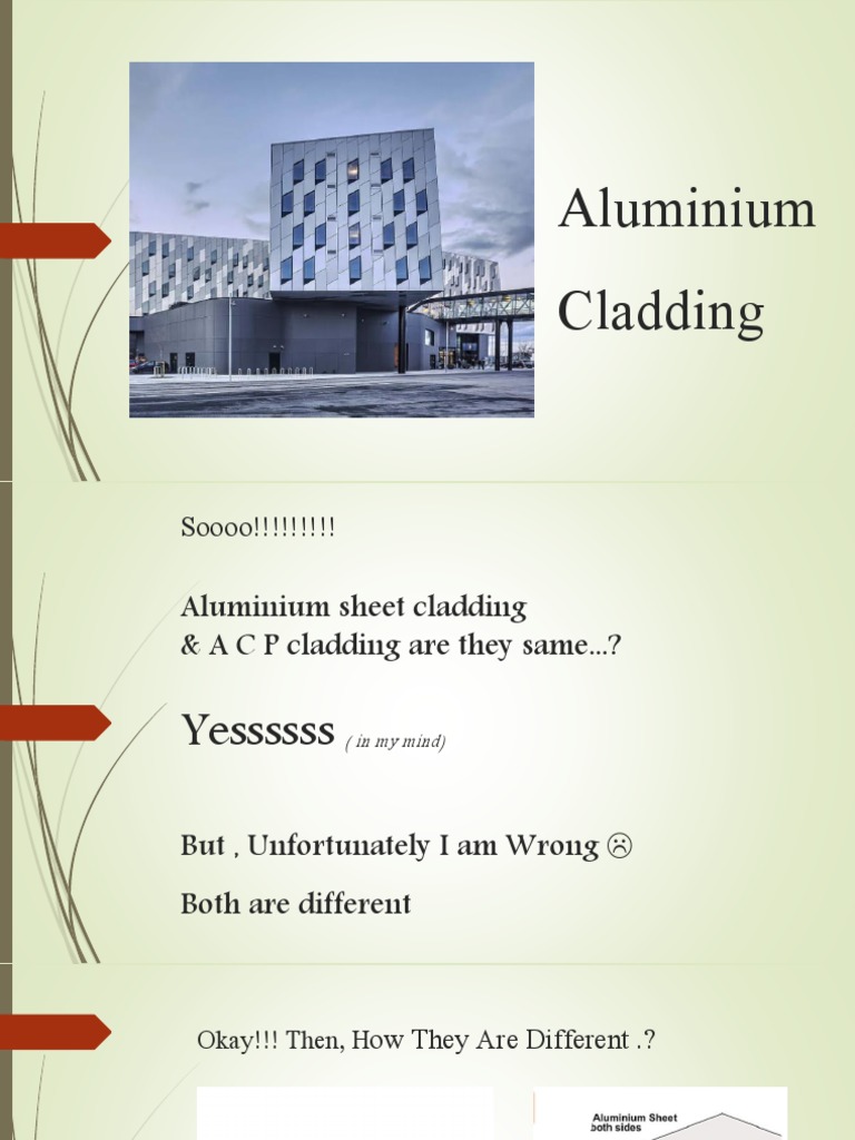 On Aluminum Cladding | PDF