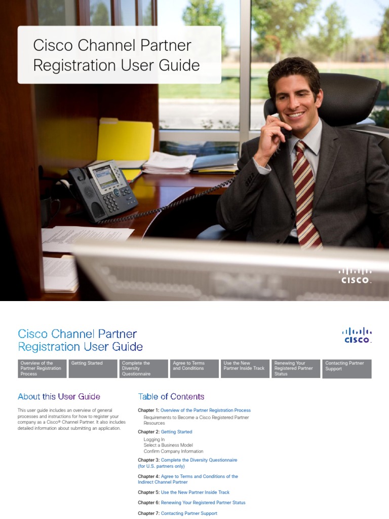 Cisco Channel Partner Registration - Guide | PDF | Computing | Business