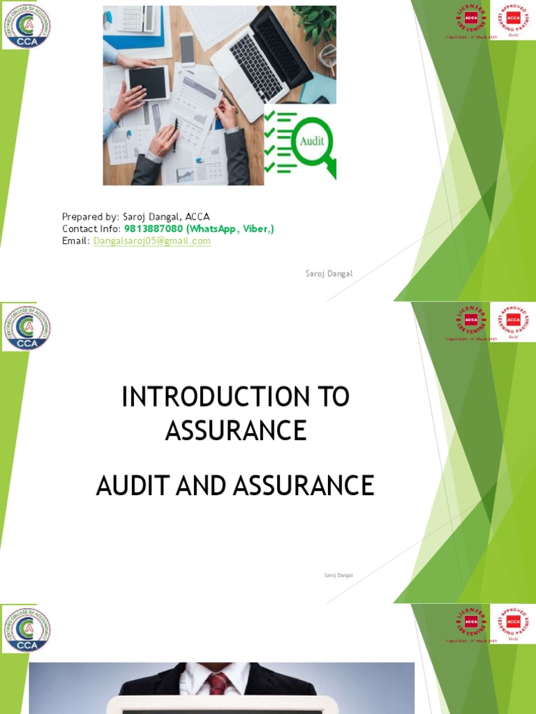 Chapter 1-Assurance | PDF | Financial Audit | Audit