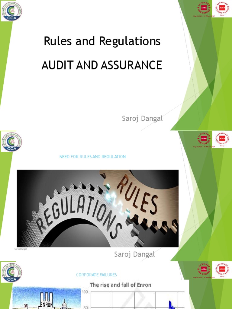 Chapter 2-Rules and Regulations | Download Free PDF | Audit | Financial ...