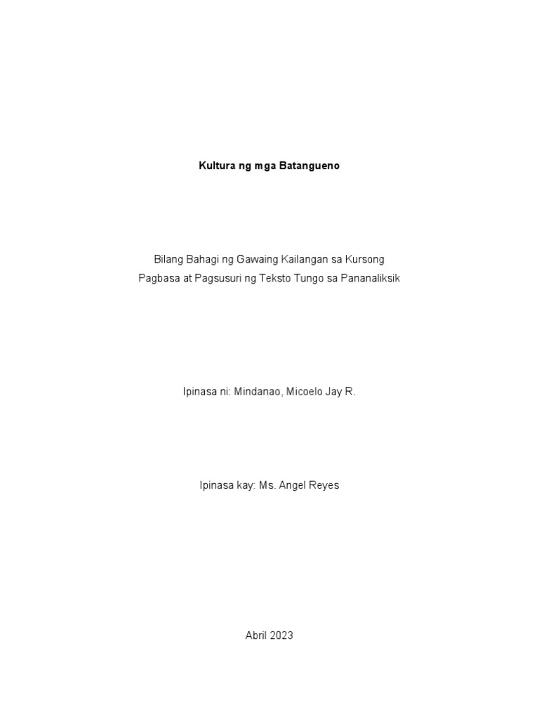 Apelyido, Unang Pangalan - SHSPagsuri - QA4 - Attempt# | PDF