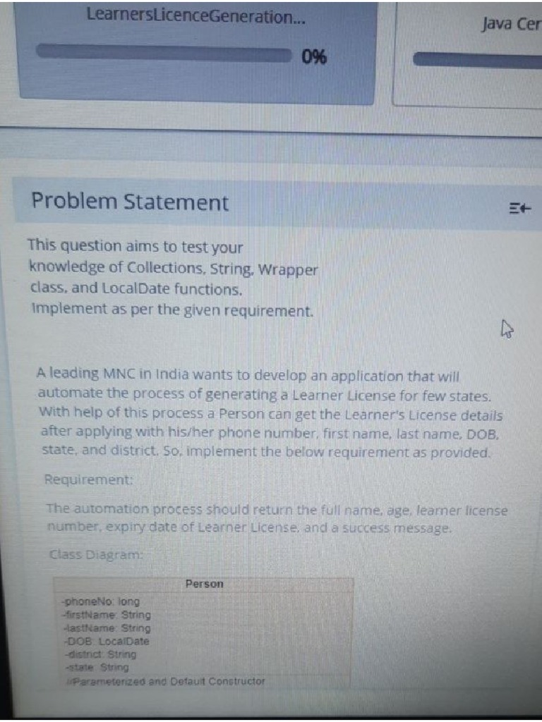 Learning Licence Generation Java Programmer Pdf