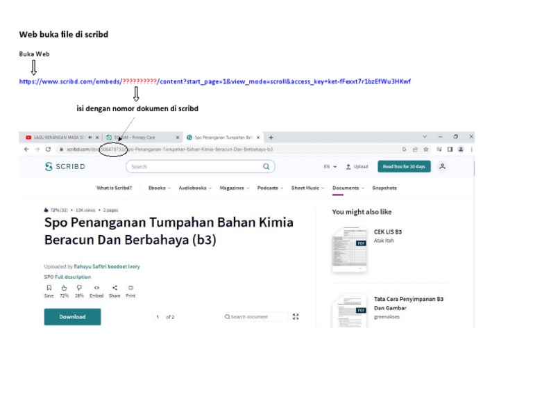 Cara Buka File Yang Ada Di Scribd | PDF