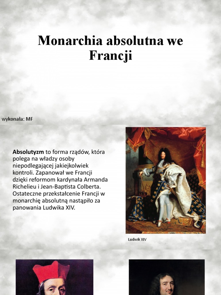 Monarchia Absolutna We Francji | PDF