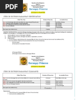 Model Barangay Citizen Charter | PDF | Identity Document | Receipt